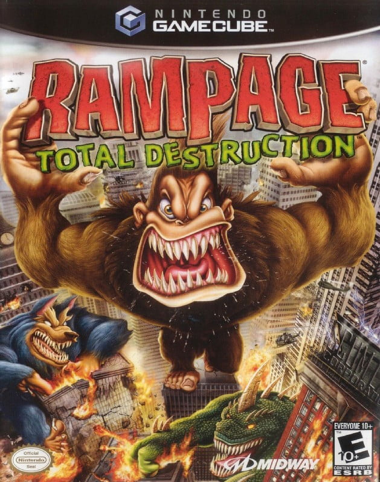 Restored Rampage: Total Destruction (Nintendo GameCube, 2006) Fighting ...