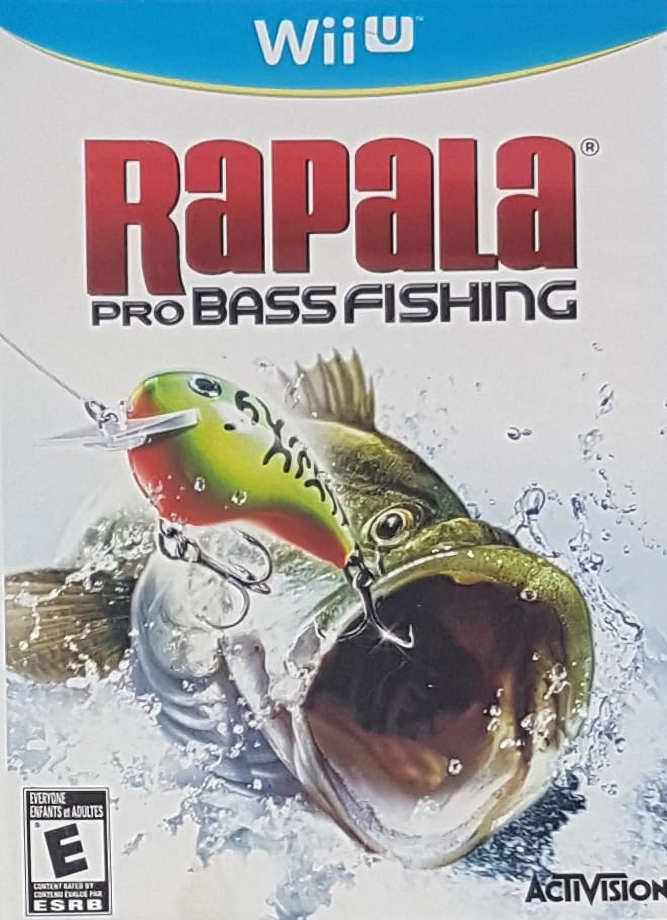 Restored Rapala Pro Bass Fishing (Nintendo Wii U, 2012) Fish Game ...