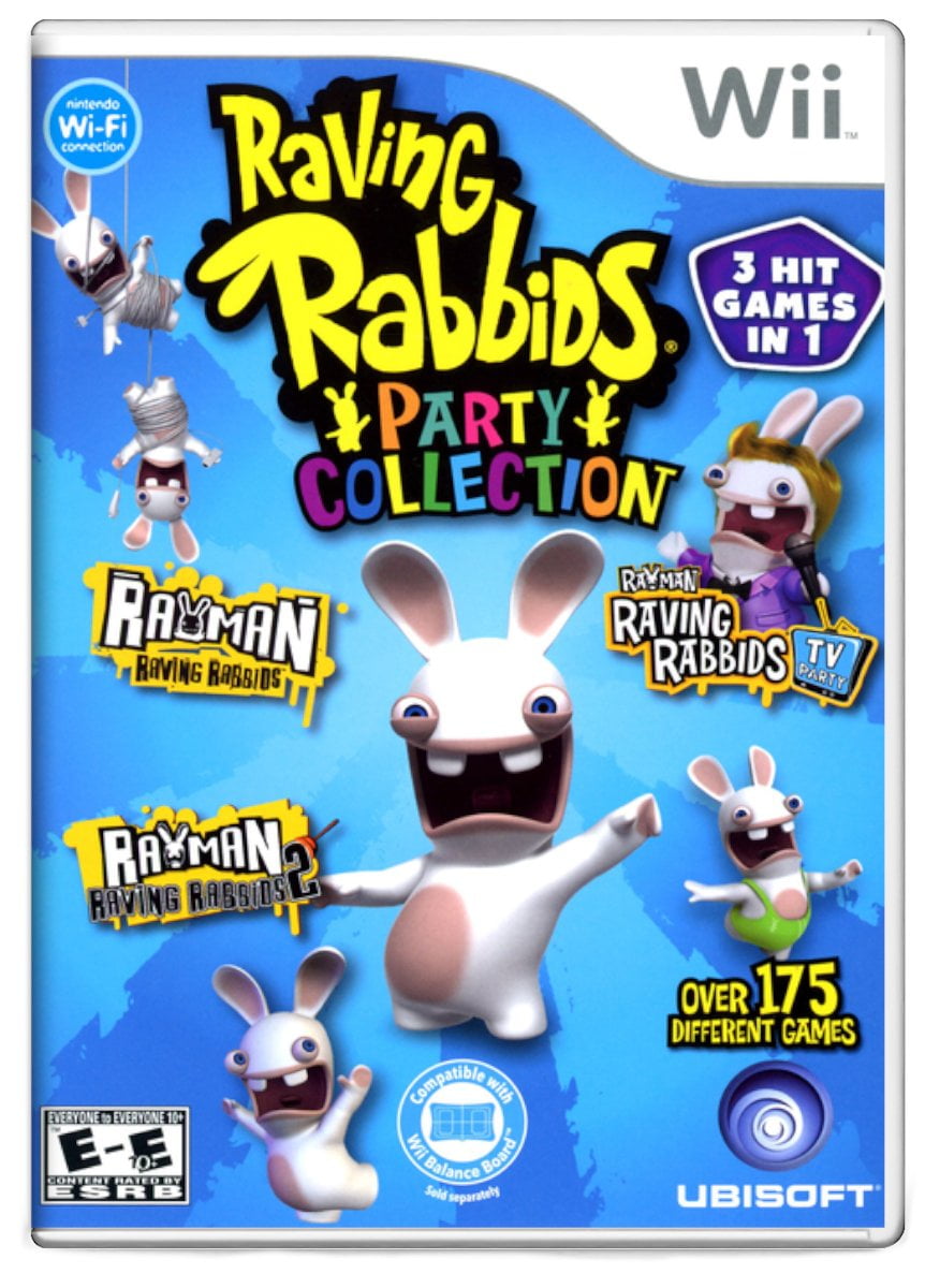 Restored Raving Rabbids: Party Collection Nintendo Wii (Refurbished ...