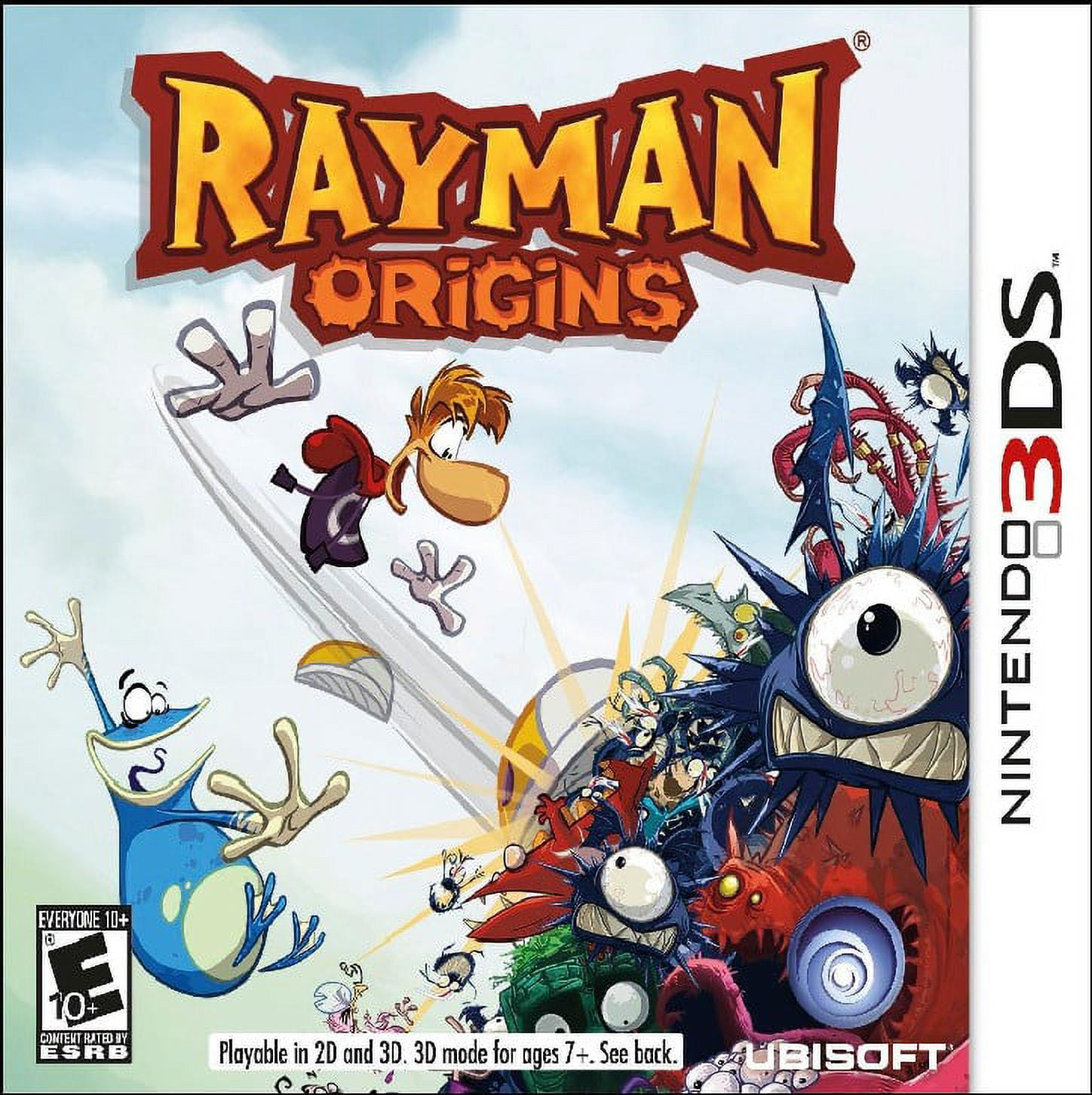 Restored Rayman Origins (Nintendo 3DS, 2011) Adventure Game ...