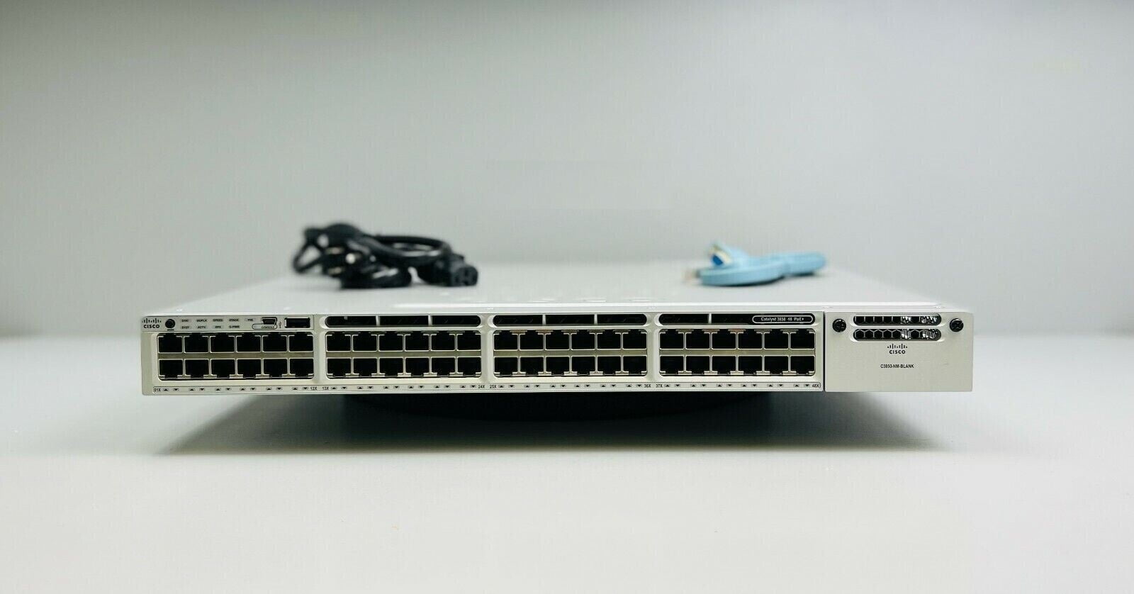 Restored Recovered Cisco WS-C3850-48UW-S 48-Port UPOE IP Base Catalyst ...