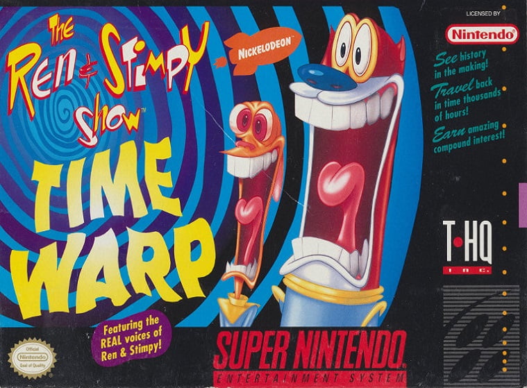 Restored Ren & Stimpy Show: Time Warp (Super Nintendo, 1994) SNES ...