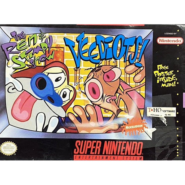 Restored Ren & Stimpy Show: Veediots! (Super Nintendo, 1993) SNES Video ...