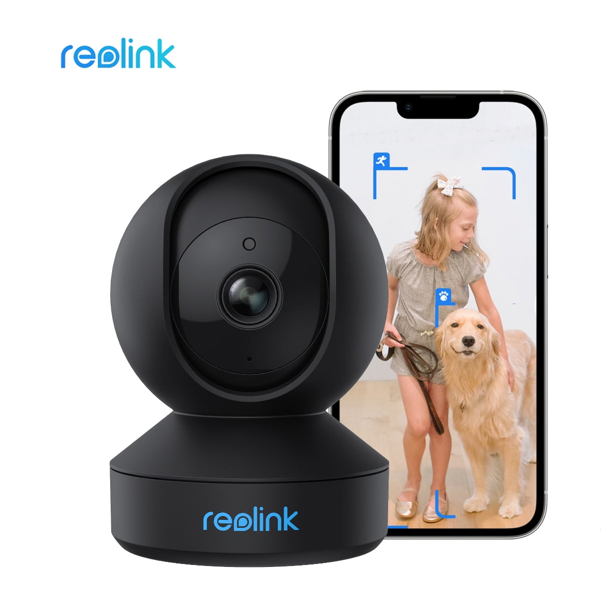 Reolink 3MP HD Indoor Security Wifi Camera Baby Monitor, Pan Tilt, 2 ...