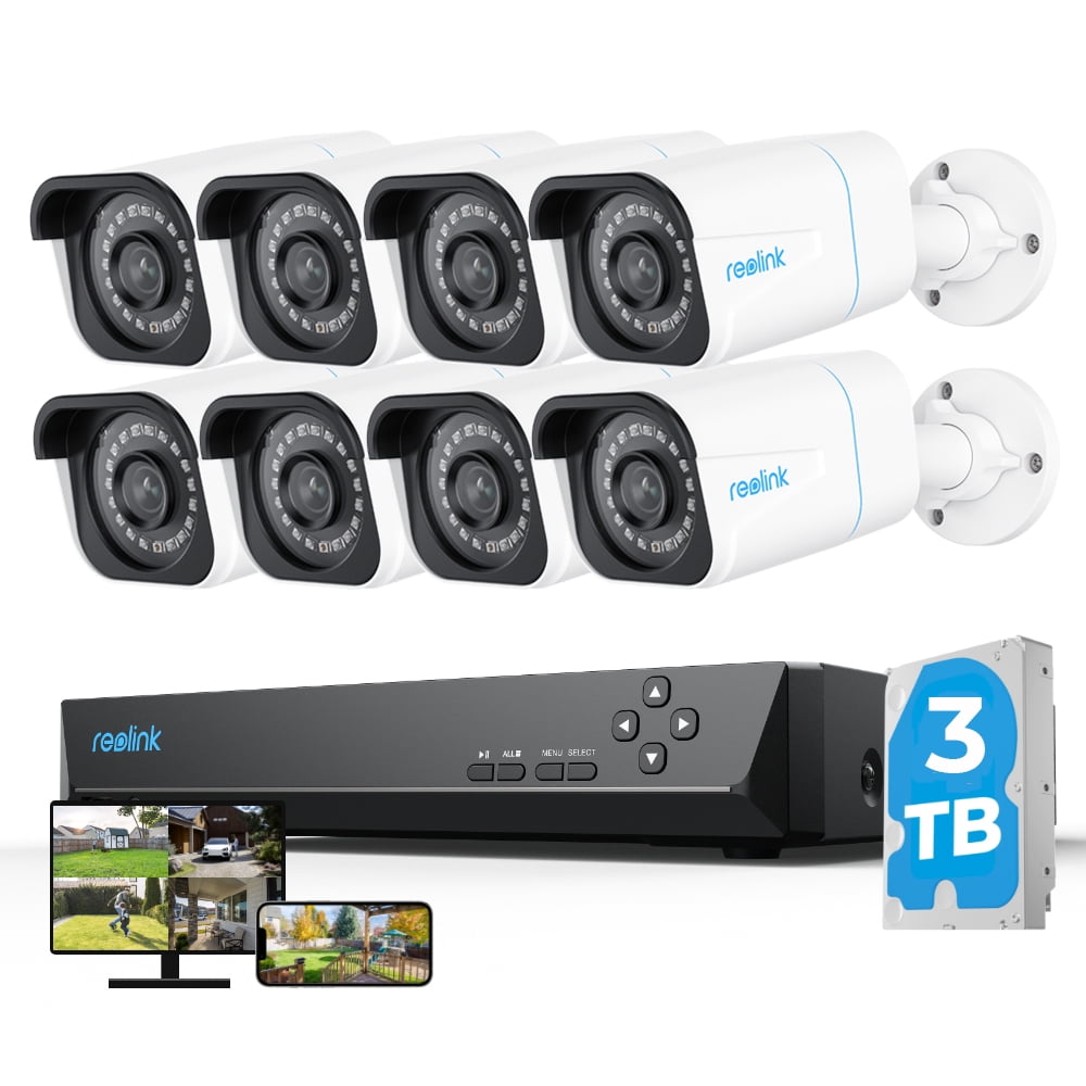 Refurbished Reolink 8MP Home Surveillance PoE Camera, Outdoor Security ...