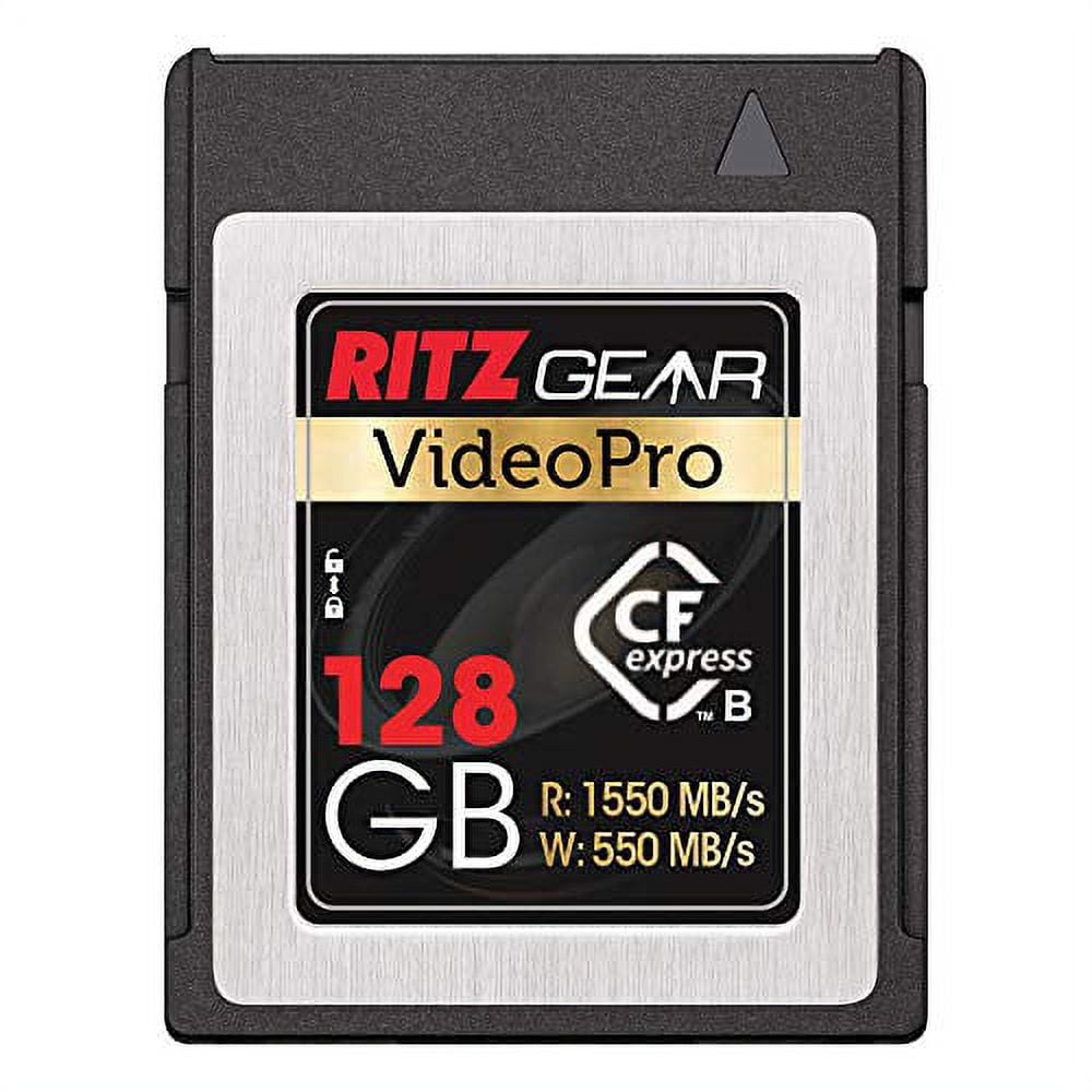 Restored Ritz Gear Video Pro Cfexpress Flash Card 128GB Type B (1550/ ...