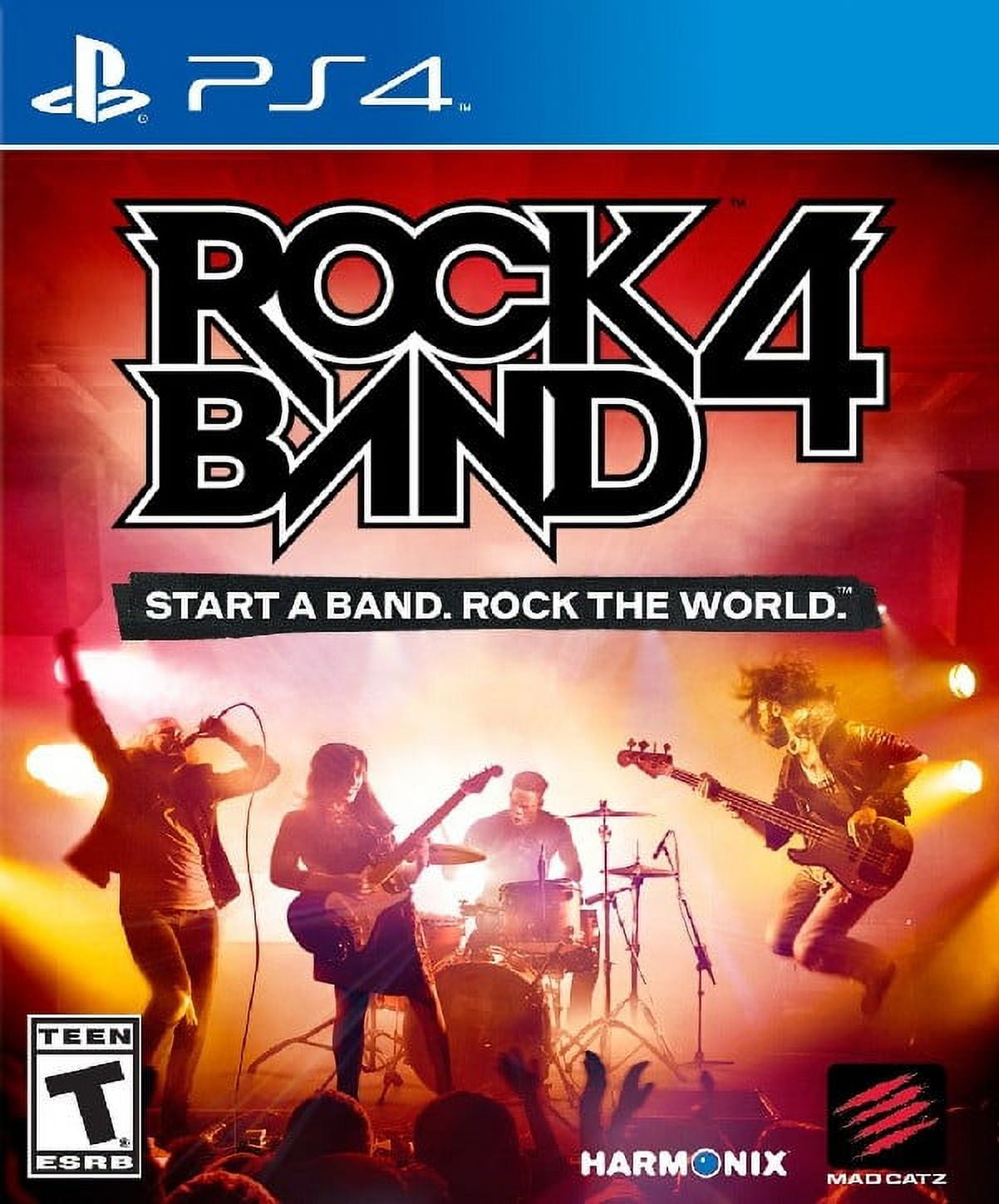 Restored Rock Band 4 (Sony PlayStation 4, 2015) Guitar & Drum Music ...