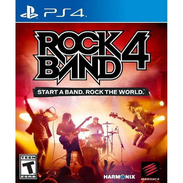 Restored Rock Band 4 (Sony PlayStation 4, 2015) Guitar & Drum Music ...