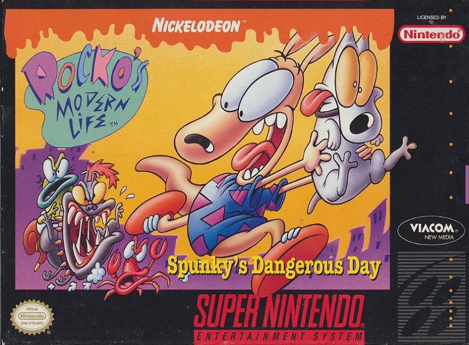 Restored Rocko's Modern Life: Spunky's Dangerous Day (Super Nintendo ...
