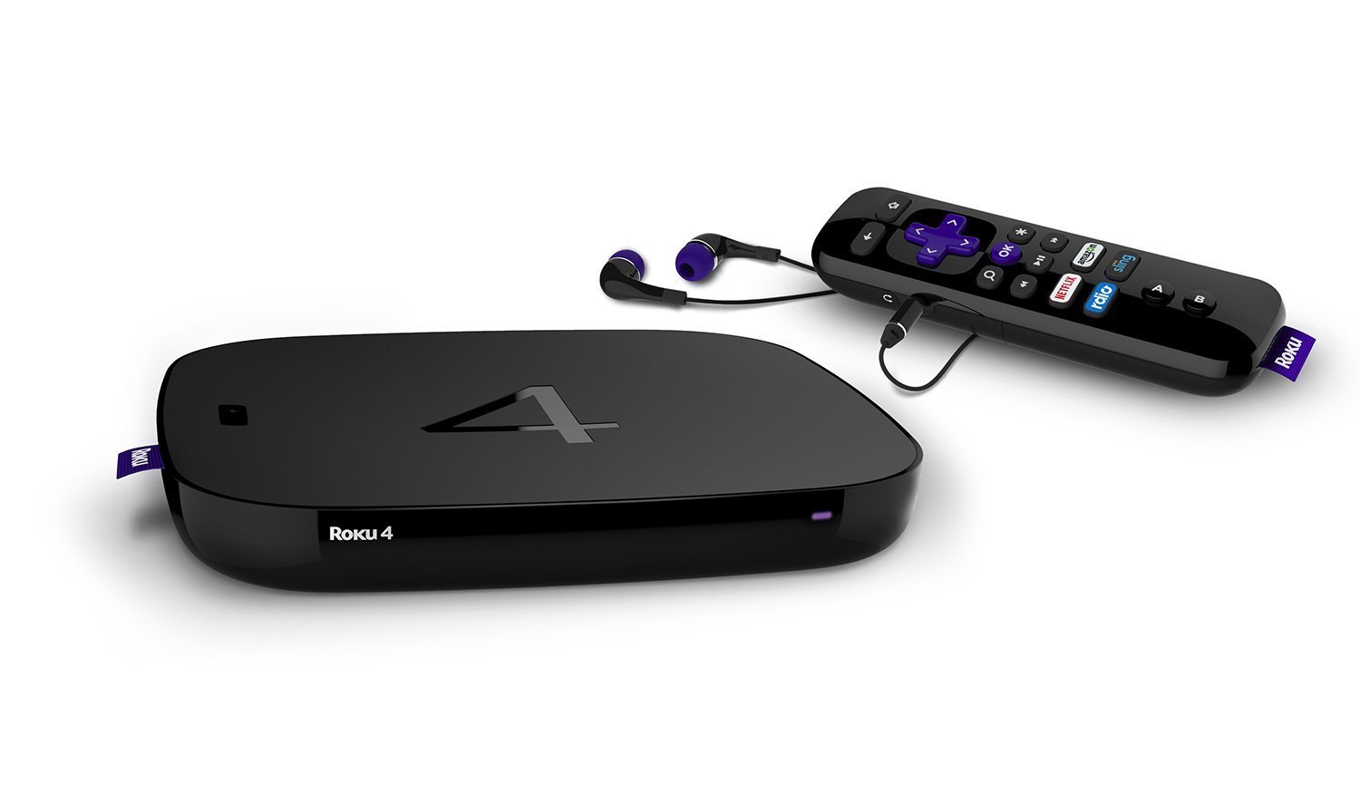 Restored Roku 4 Streaming Media Player 4K UHD (4400R) (Refurbished ...
