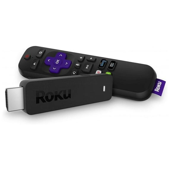Restored Roku Streaming Stick Portable Player + Voice Remote w/ TV ...