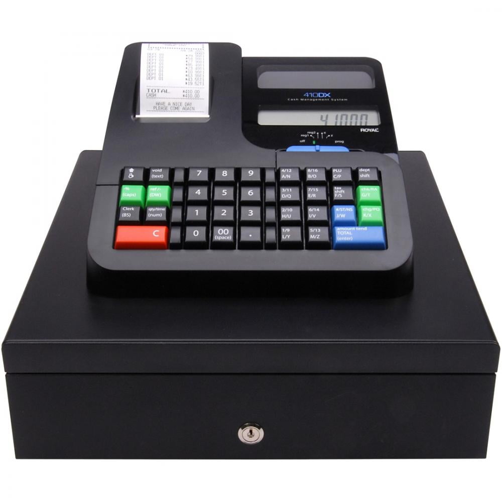 Restored Royal Electronic Cash Register 410DX Thermal Printing Black ...