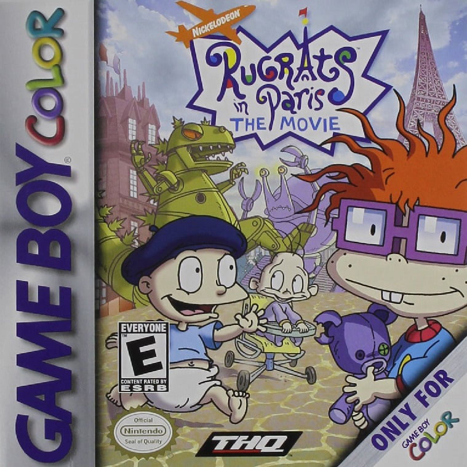 Restored Rugrats in Paris -- The Movie (Nintendo Game Boy Color, 2000 ...