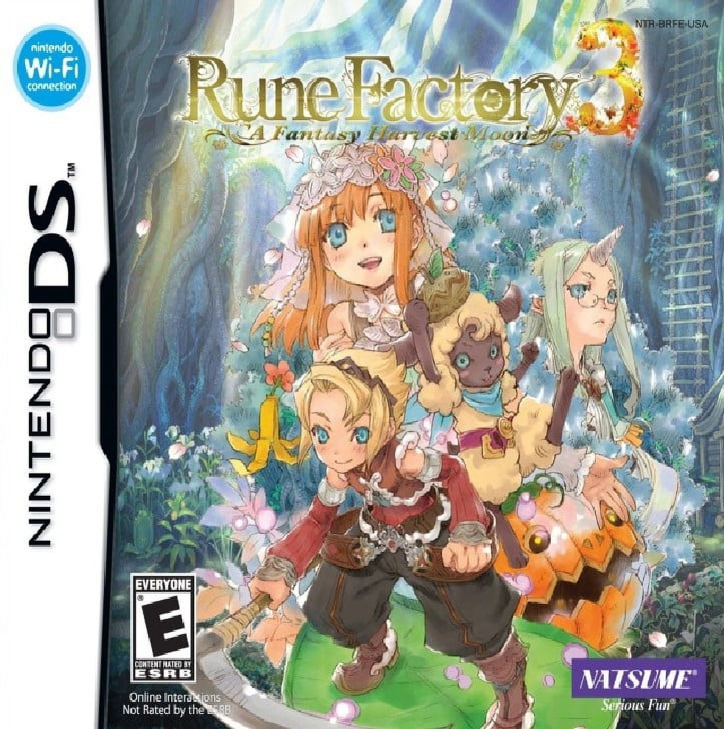 Restored Rune Factory 3: A Fantasy Harvest Moon (Nintendo DS, 2010 ...