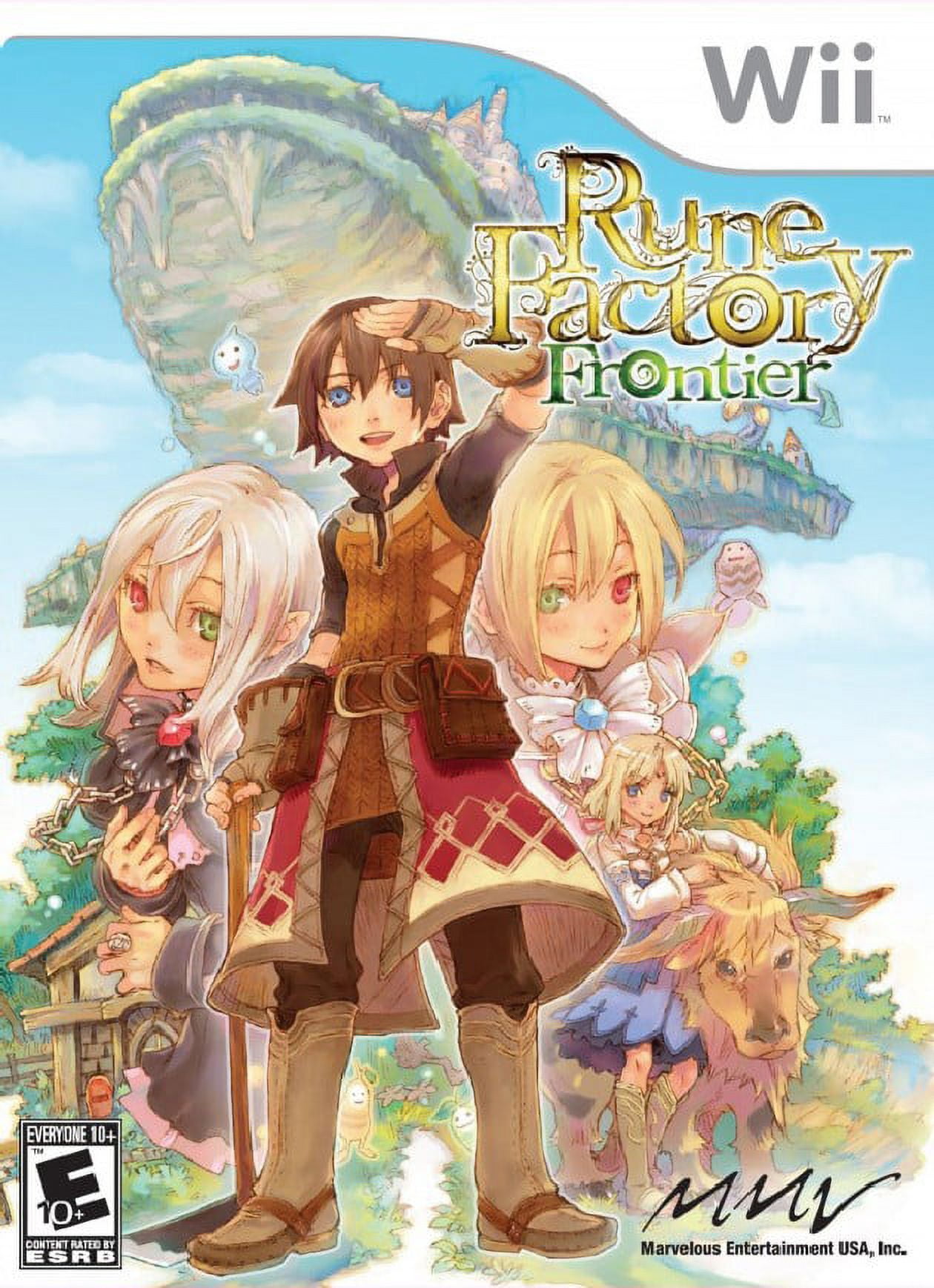 Restored Rune Factory: Frontier (Nintendo Wii, 2009) RPG Game ...