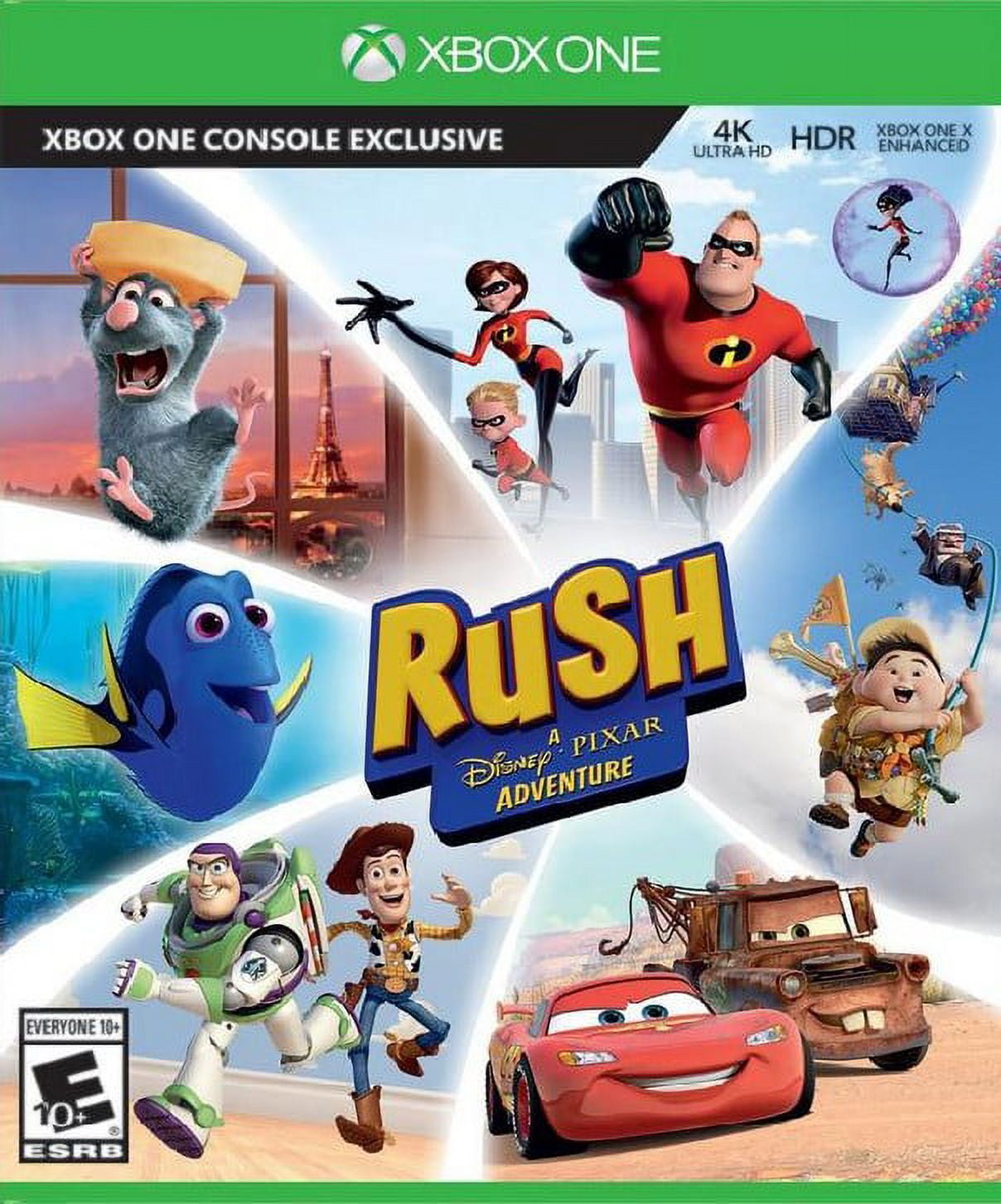 Restored Rush: A Disney•Pixar Adventure (Xbox One, 2017) Cartoon Game ...