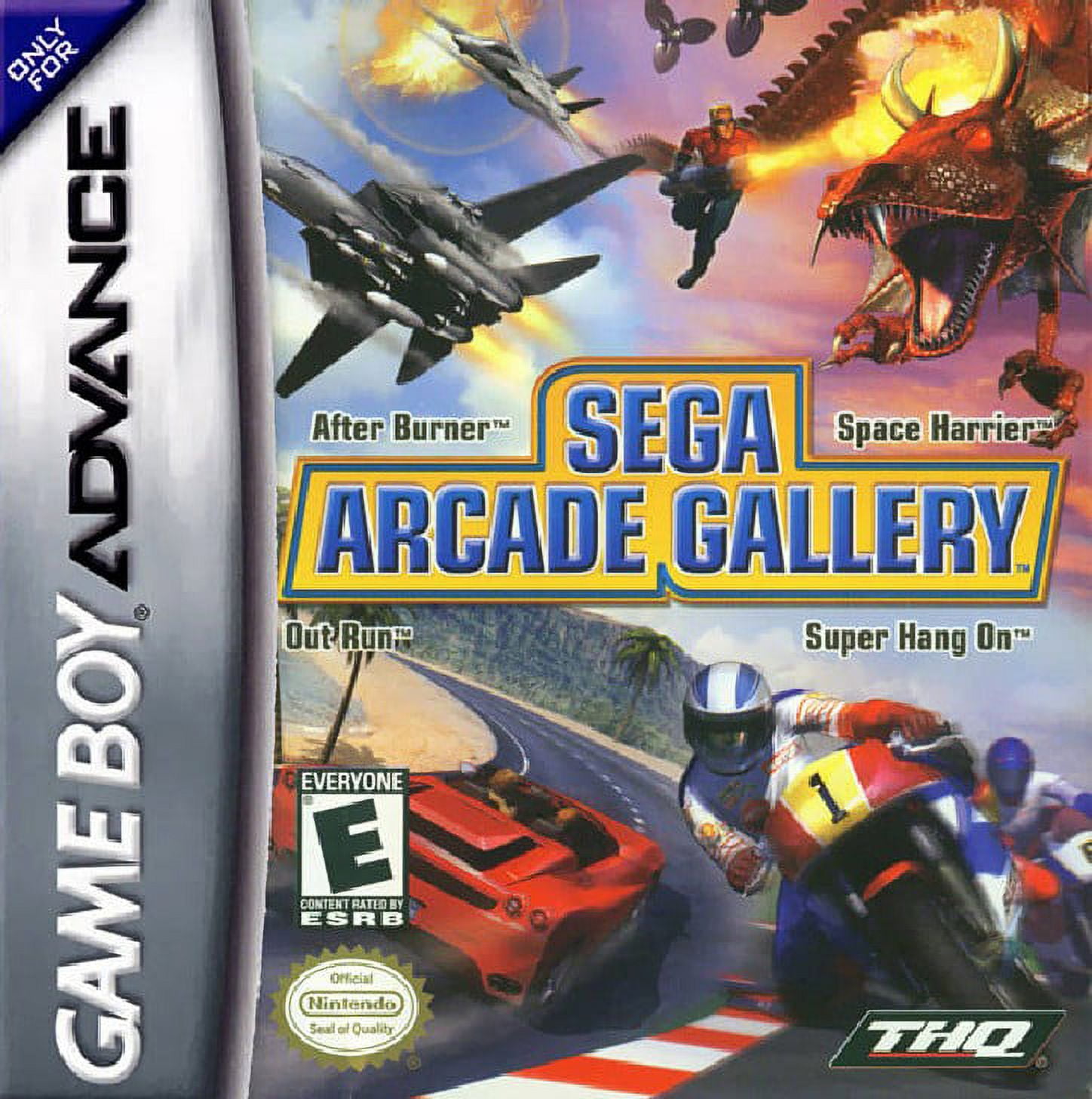 Restored SEGA Arcade Gallery (Nintendo Game Boy Advance, 2003) GBA ...