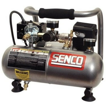 Senco 1 Gallon Ultra-Quiet Portable Air Compressor, .5HP, 125 PSI ...