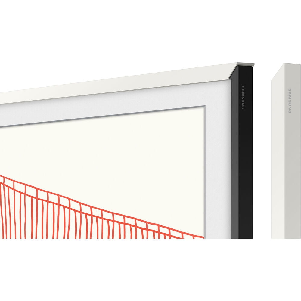 Restored Samsung 65" The Frame Customizable Bezel (2021, Modern White ...