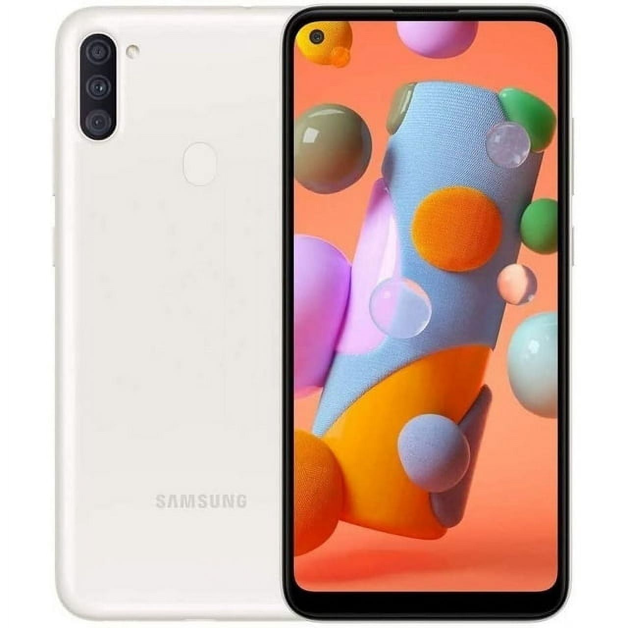 Restored Samsung Galaxy A11 32GB Fully Unlocked White (Refurbished ...