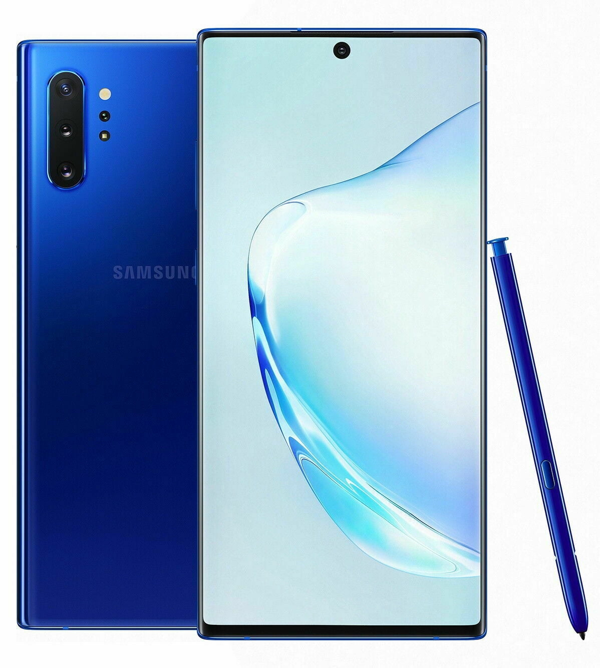 Restored Samsung Galaxy Note 10+ Plus (Aura Blue) Factory Unlocked ...