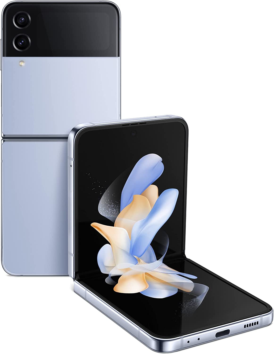 Restored Samsung Galaxy Z Flip 4 5G F721U 128GB AT&T (Blue) Smartphone ...