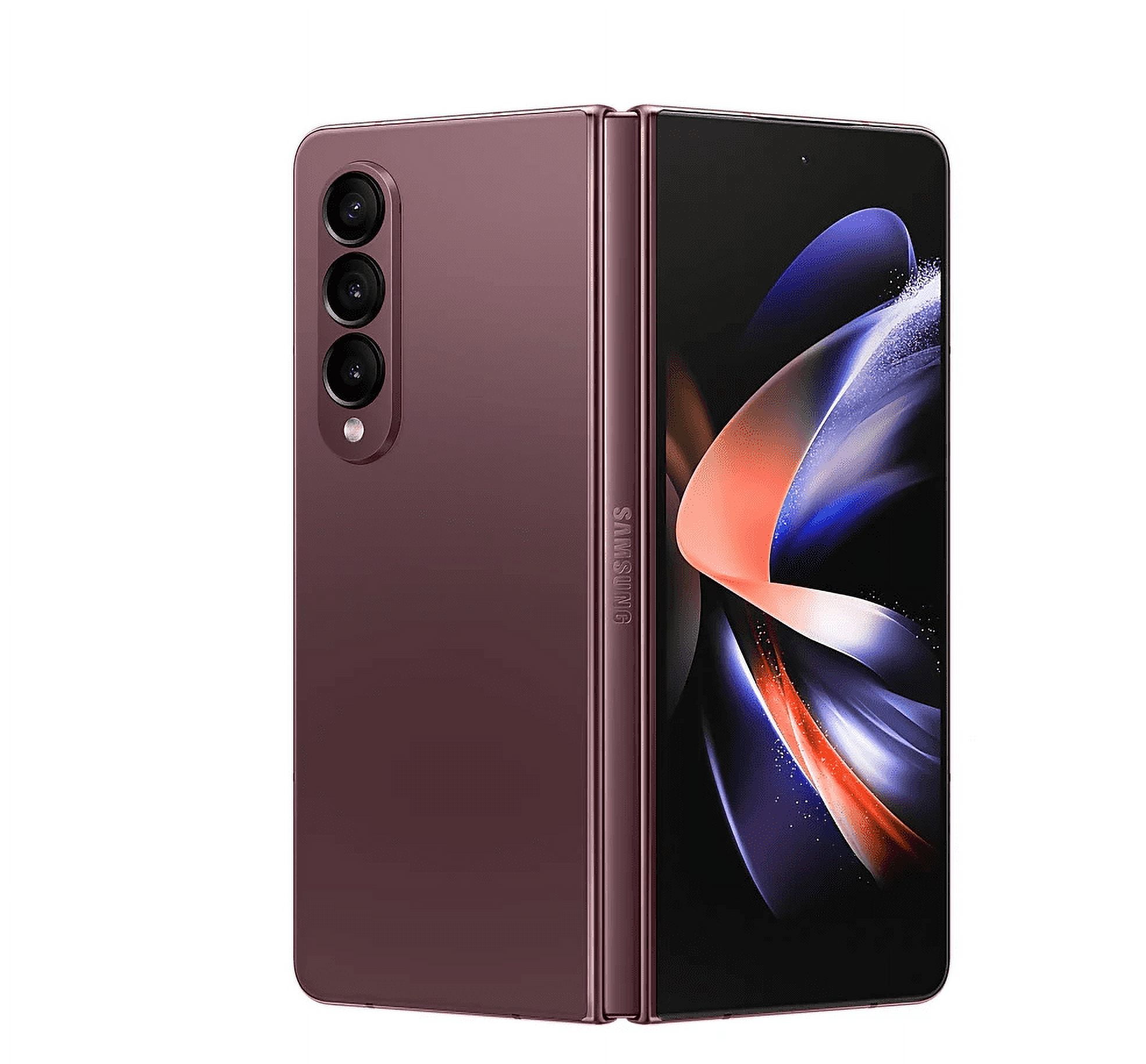 Restored Samsung Galaxy Z Fold 4 5G F936U 256GB T-Mobile (Burgundy ...