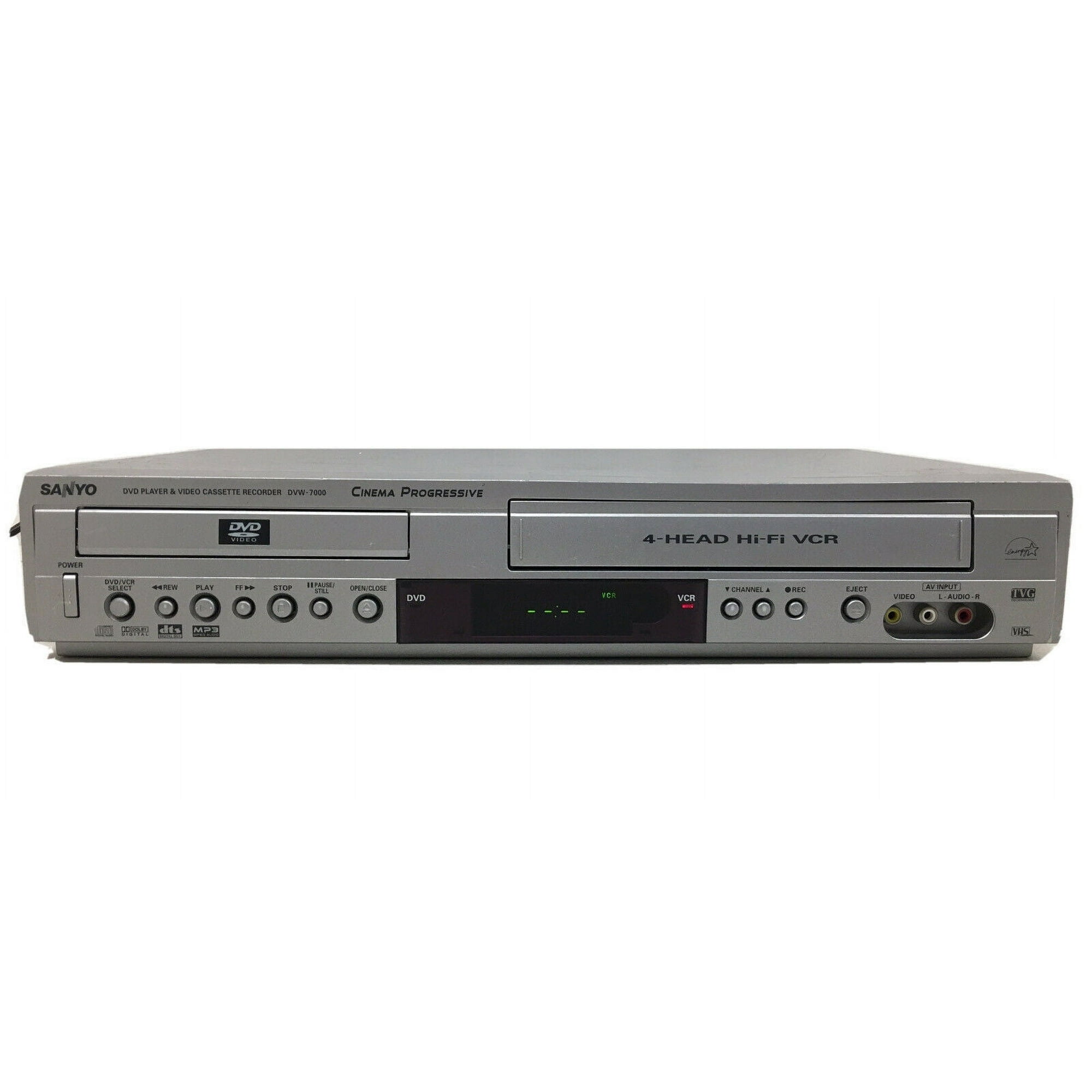 Restored Sanyo DVW-7000 DVD/VCR Combo Player w/ Original Box - Walmart.com