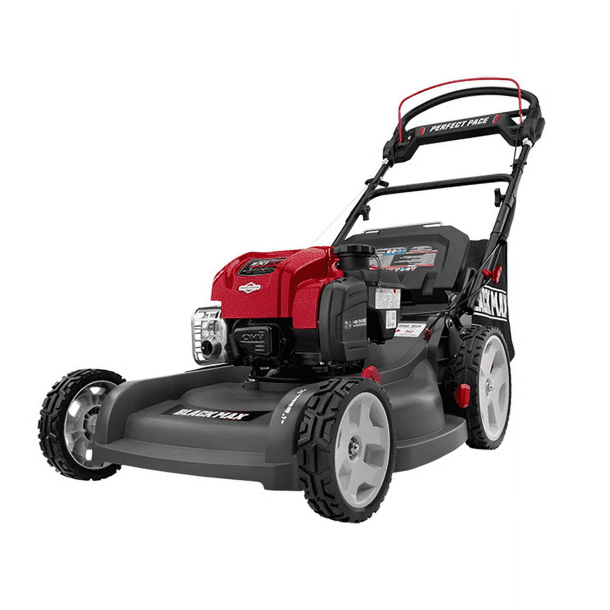 Black Max 21-inch Lawn Mowers, Self-Propelled Gas Powered with Perfect ...