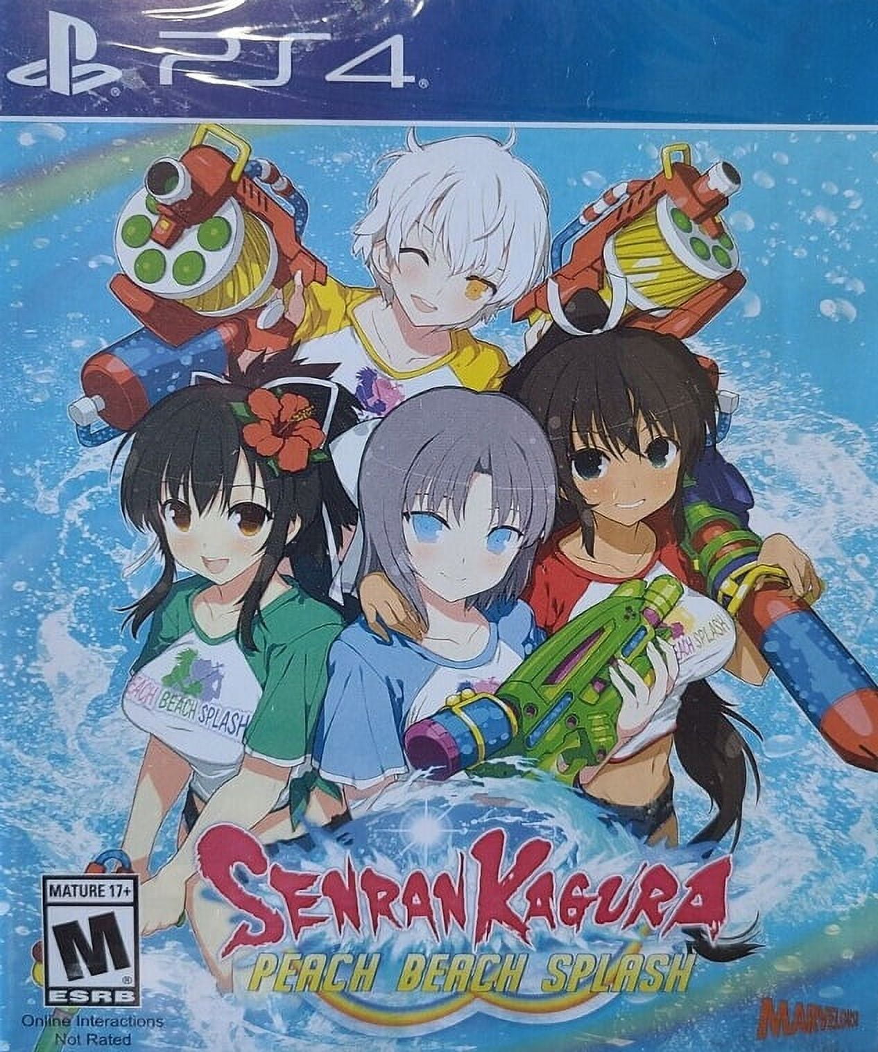 Restored Senran Kagura: Peach Beach Splash (Playstation 4, 2017) Shooter Game (Refurbished ...