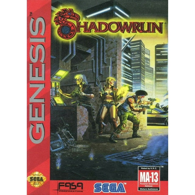 Restored Shadowrun (Sega Genesis, 1994) RPG Game (Refurbished ...