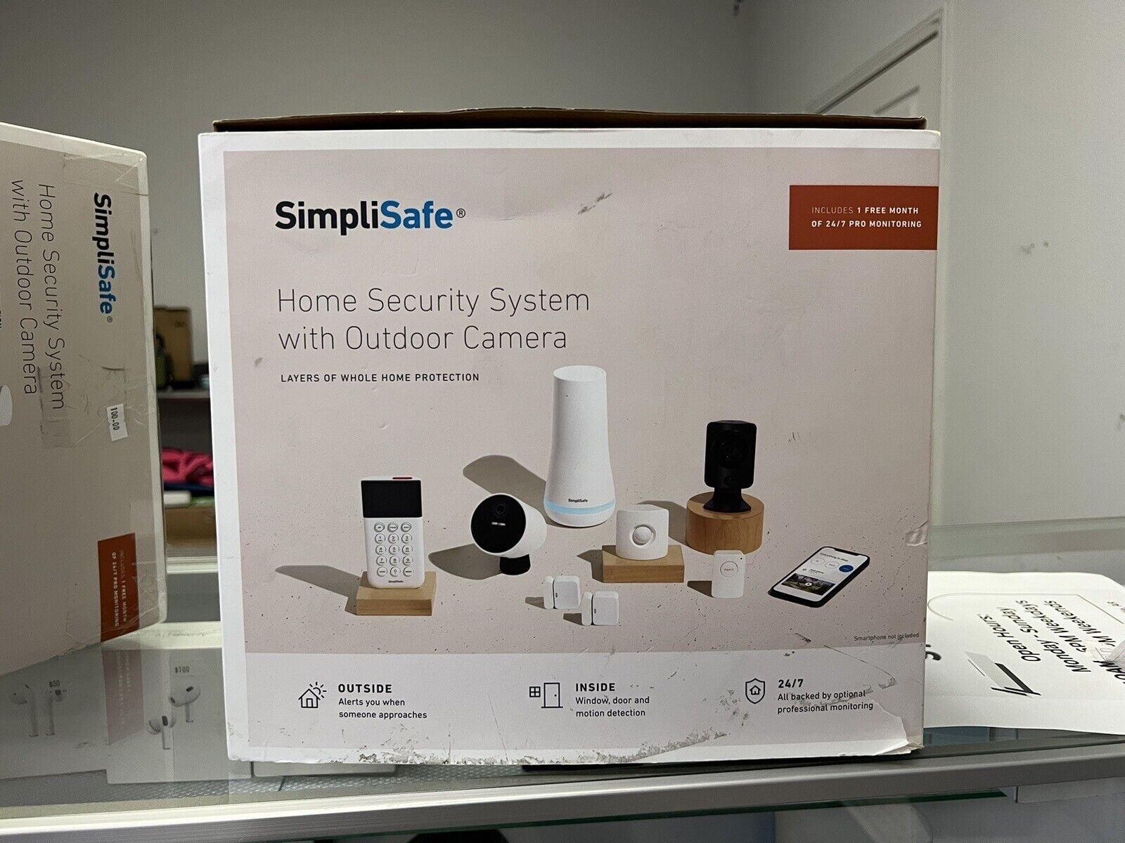 Restored SimpliSafe WSK231 Indoor/Outside Home Security System, WiFi ...