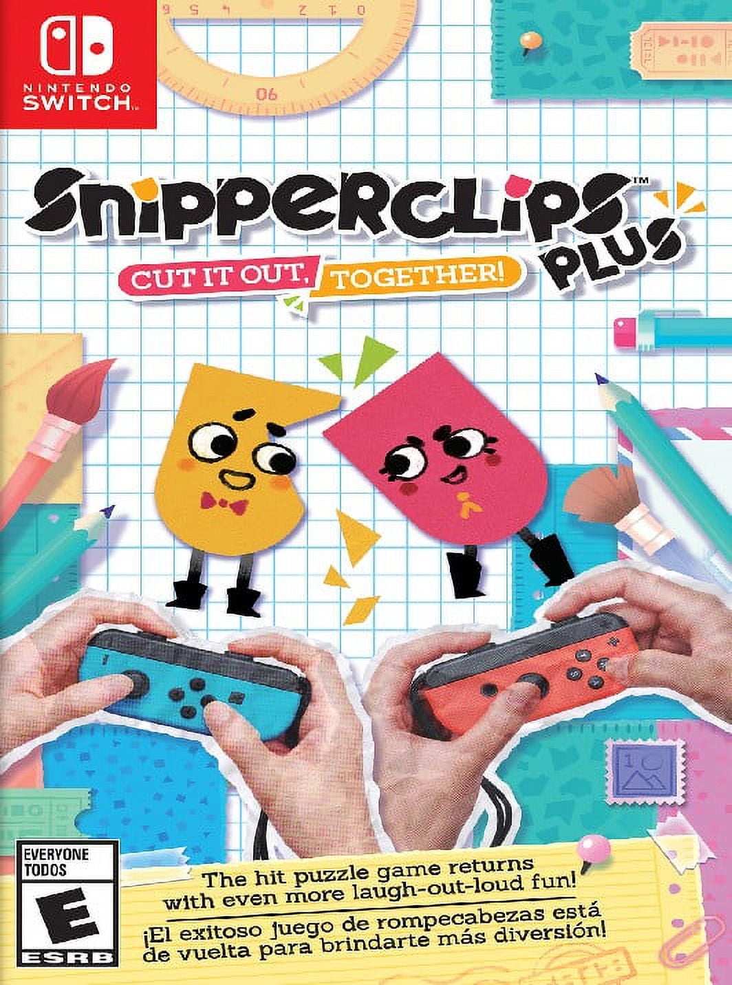 Restored Snipper Clips Plus Cut It Out Together (Nintendo Switch, 2017 ...