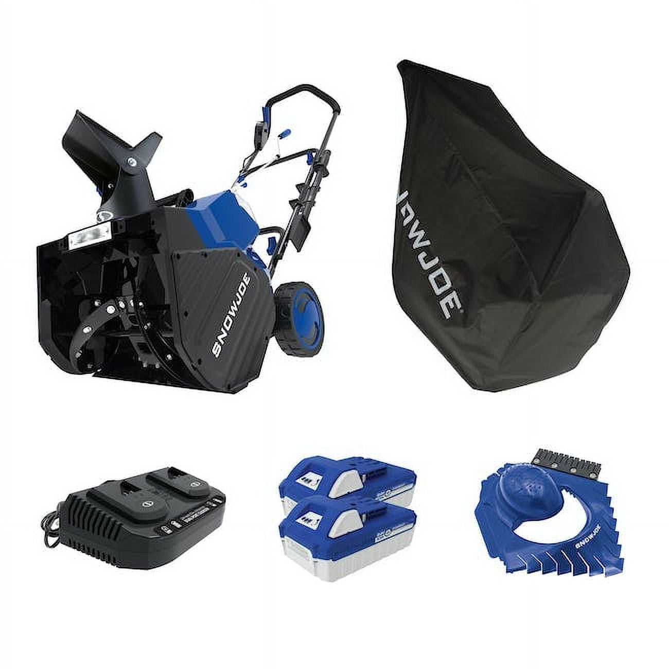 Restored Snow Joe 24V-X2-SB18-TV1 48-Volt IONMAX Snow Blower Bundle W ...