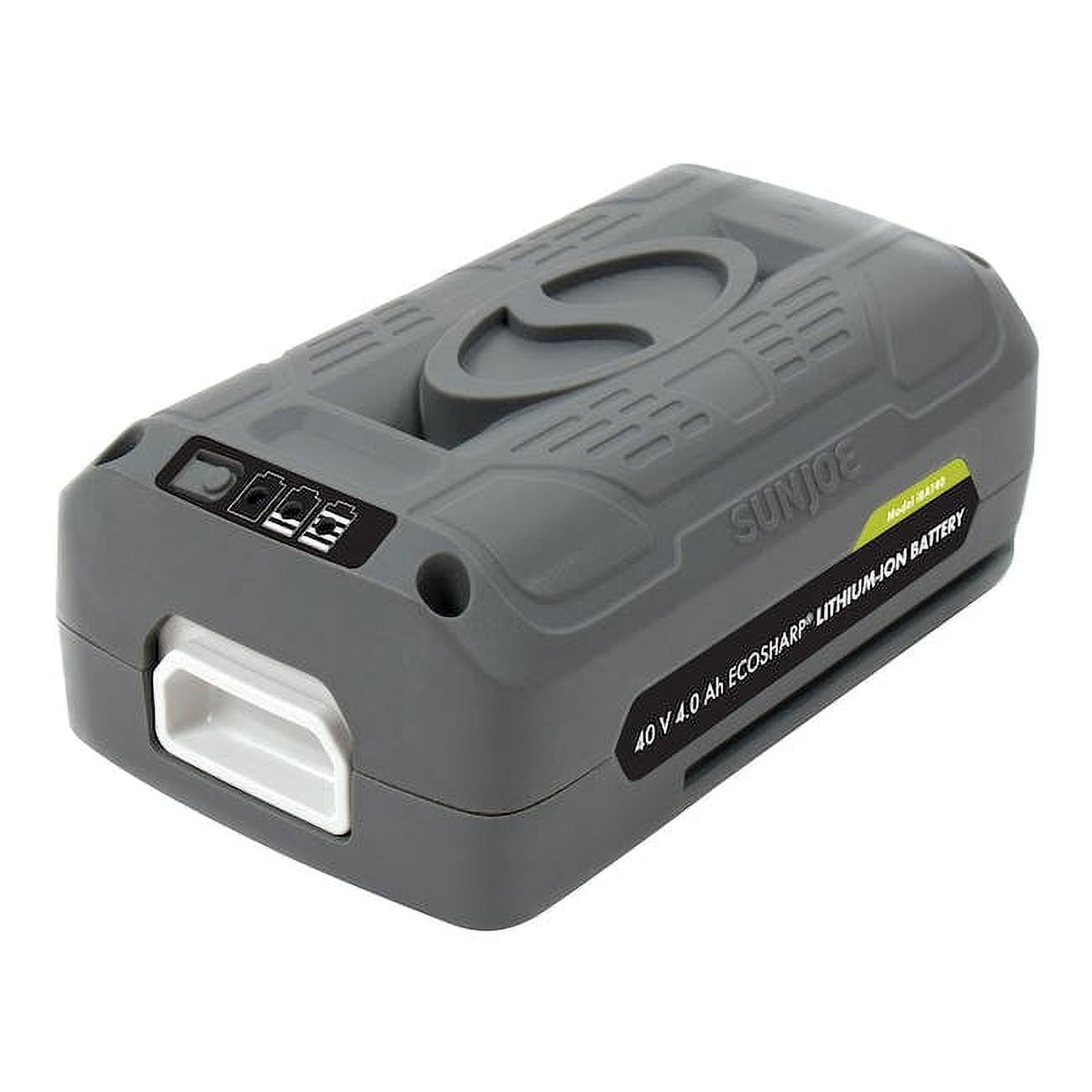 Restored Snow Joe + Sun Joe iONMAX iBAT40 EcoSharp Lithium-Ion Battery ...