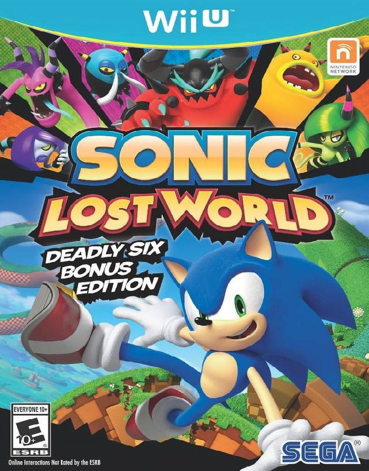 Restored Sonic Lost World -- Deadly Six Bonus Edition (Nintendo Wii U ...