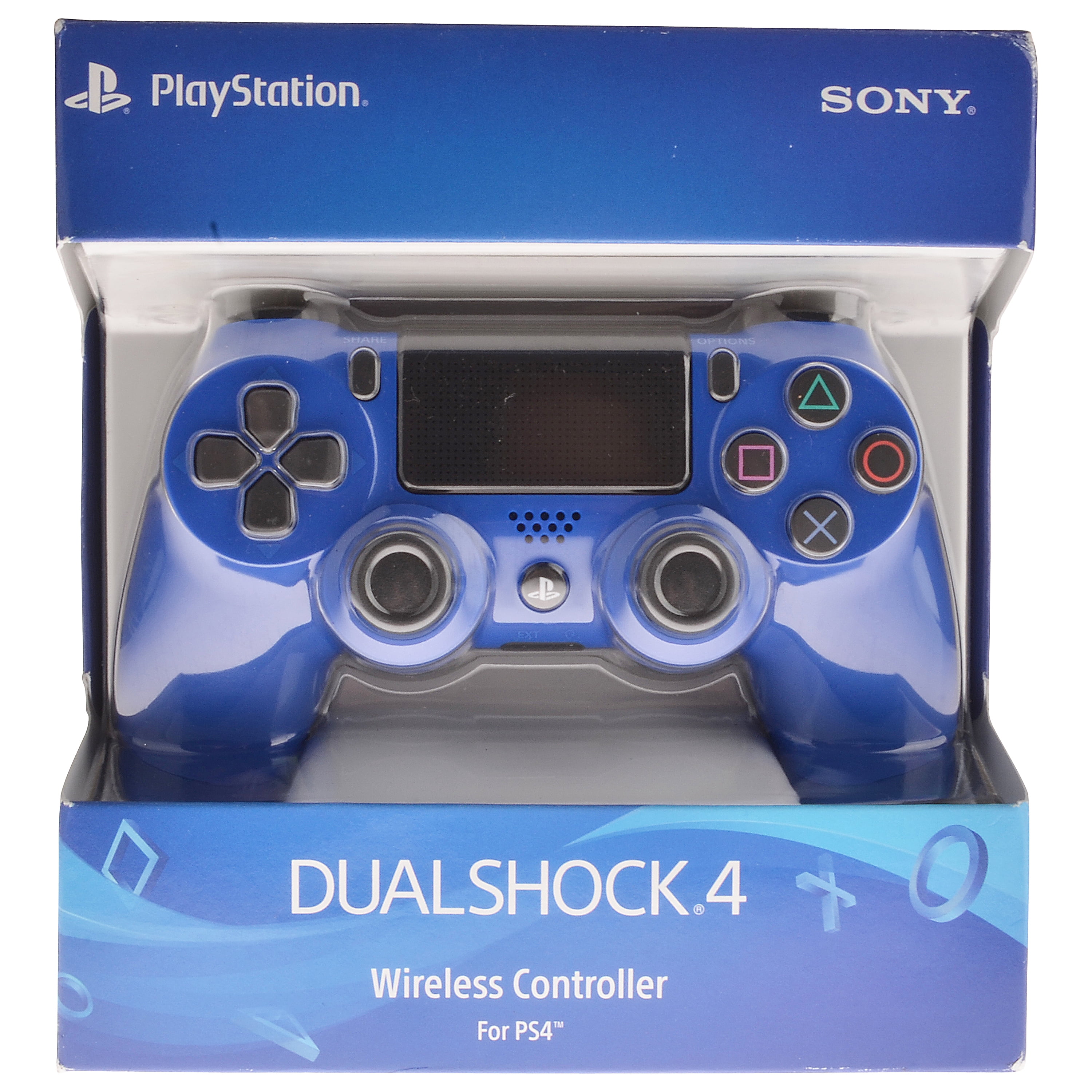 Restored Sony DualShock 4 Controller for PS4 Blue Wave (Refurbished ...