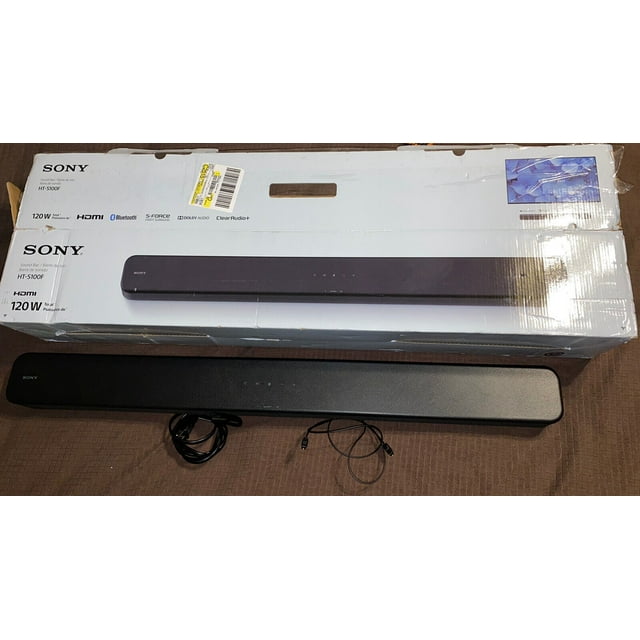 Restored Sony HTS100F 2.0 Channel 120W Sound Bar with Builtin Tweeter ...