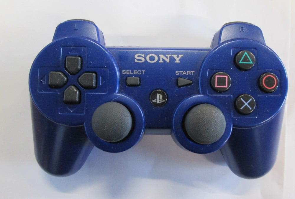 Restored Sony OEM PlayStation PS3 Dualshock 3 Controller Blue For ...