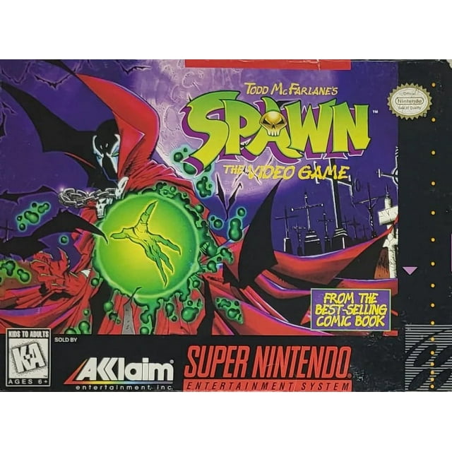 Restored Spawn: The Video Game (Super Nintendo, 1995) SNES Adventure ...