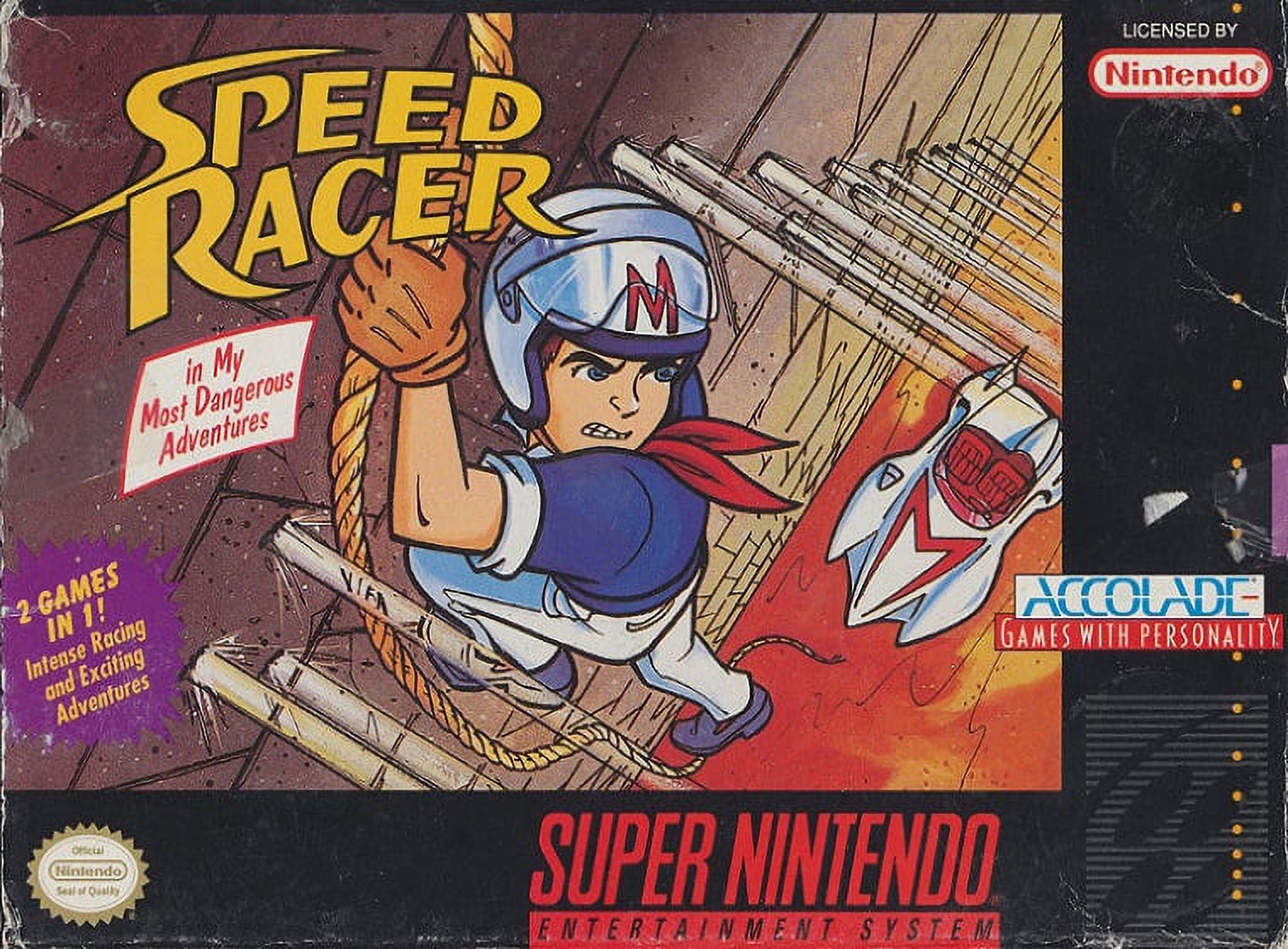Restored Speed Racer (Super Nintendo, 1994) SNES Racing Game ...