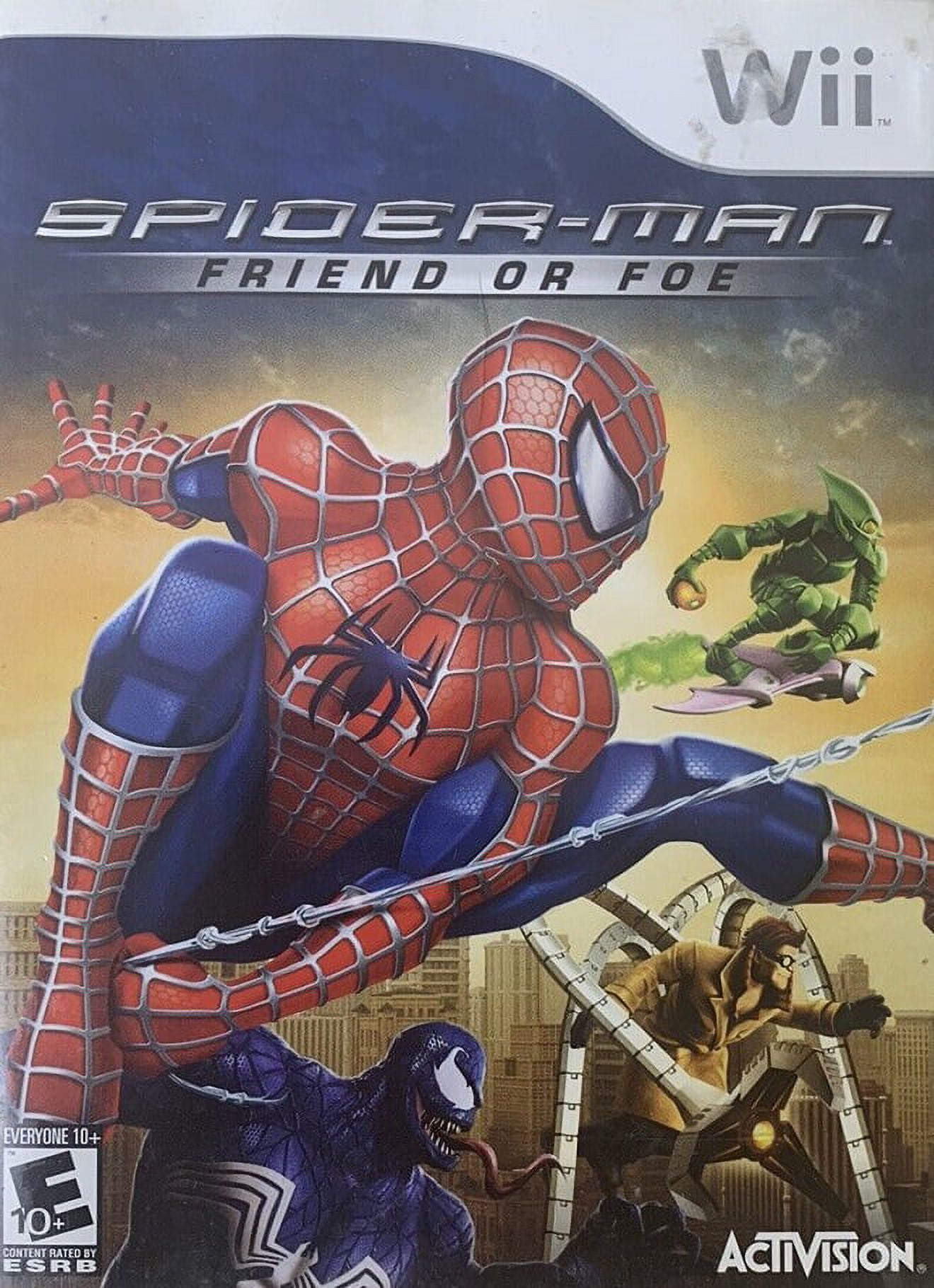 Restored Spider-Man: Friend or Foe (Nintendo Wii, 2007) Super Hero Game ...