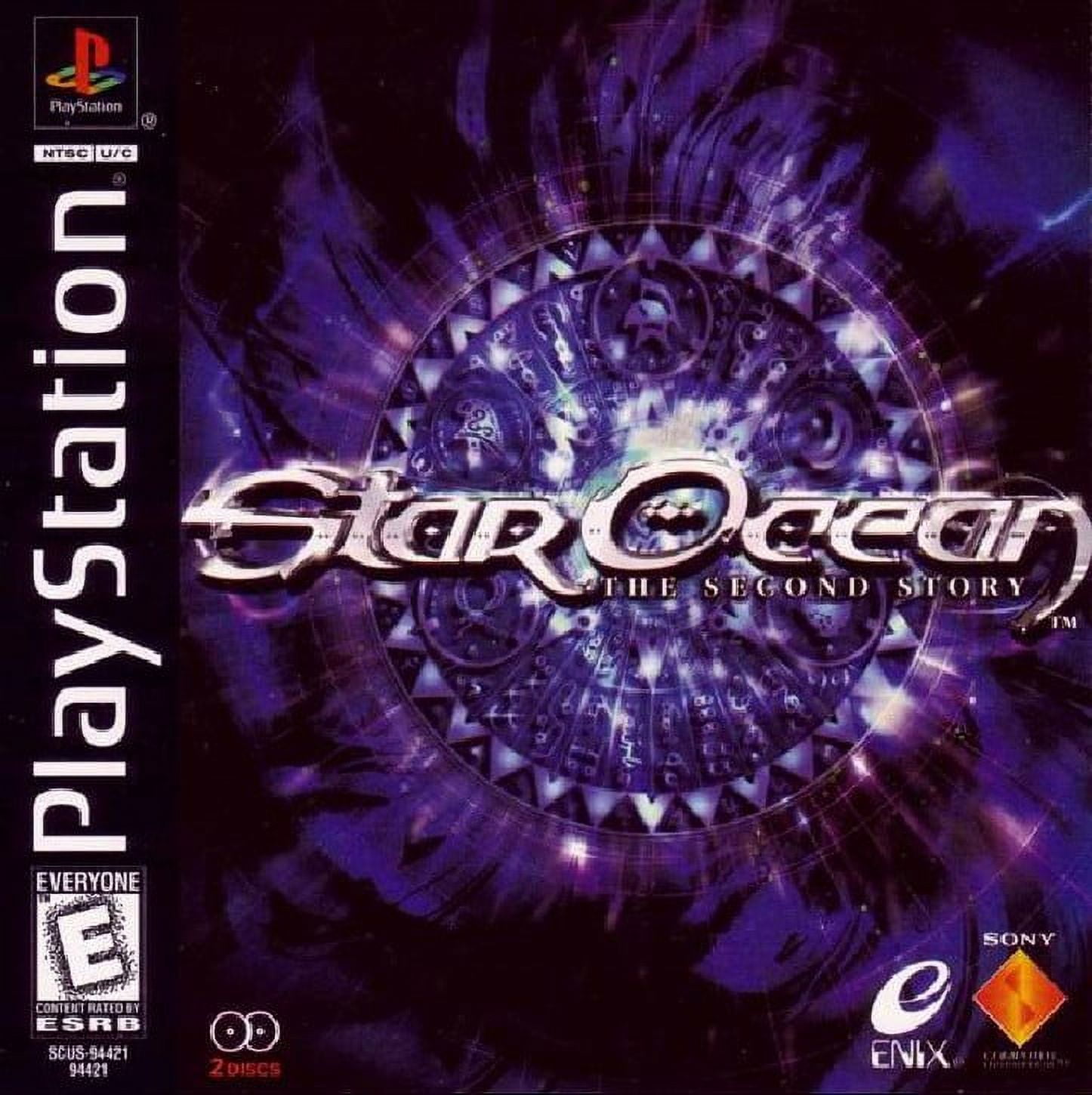Restored Star Ocean: The Second Story (Sony PlayStation 1, 1999) RPG Game (Refurbished ...