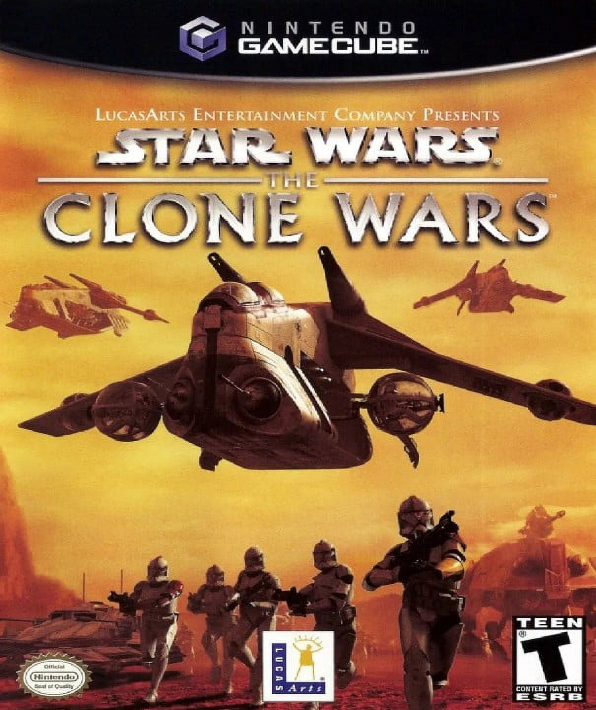 Restored Star Wars: The Clone Wars (Nintendo GameCube, 2002) Shooter ...