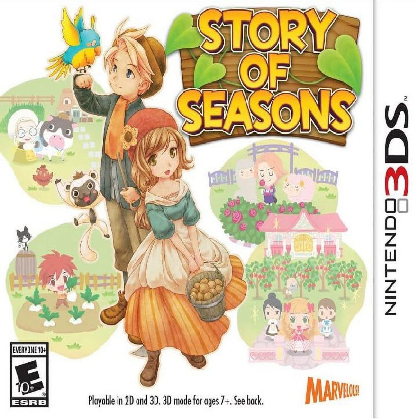 Restored Story of Seasons (Nintendo 3DS, 2015) Farming Game ...