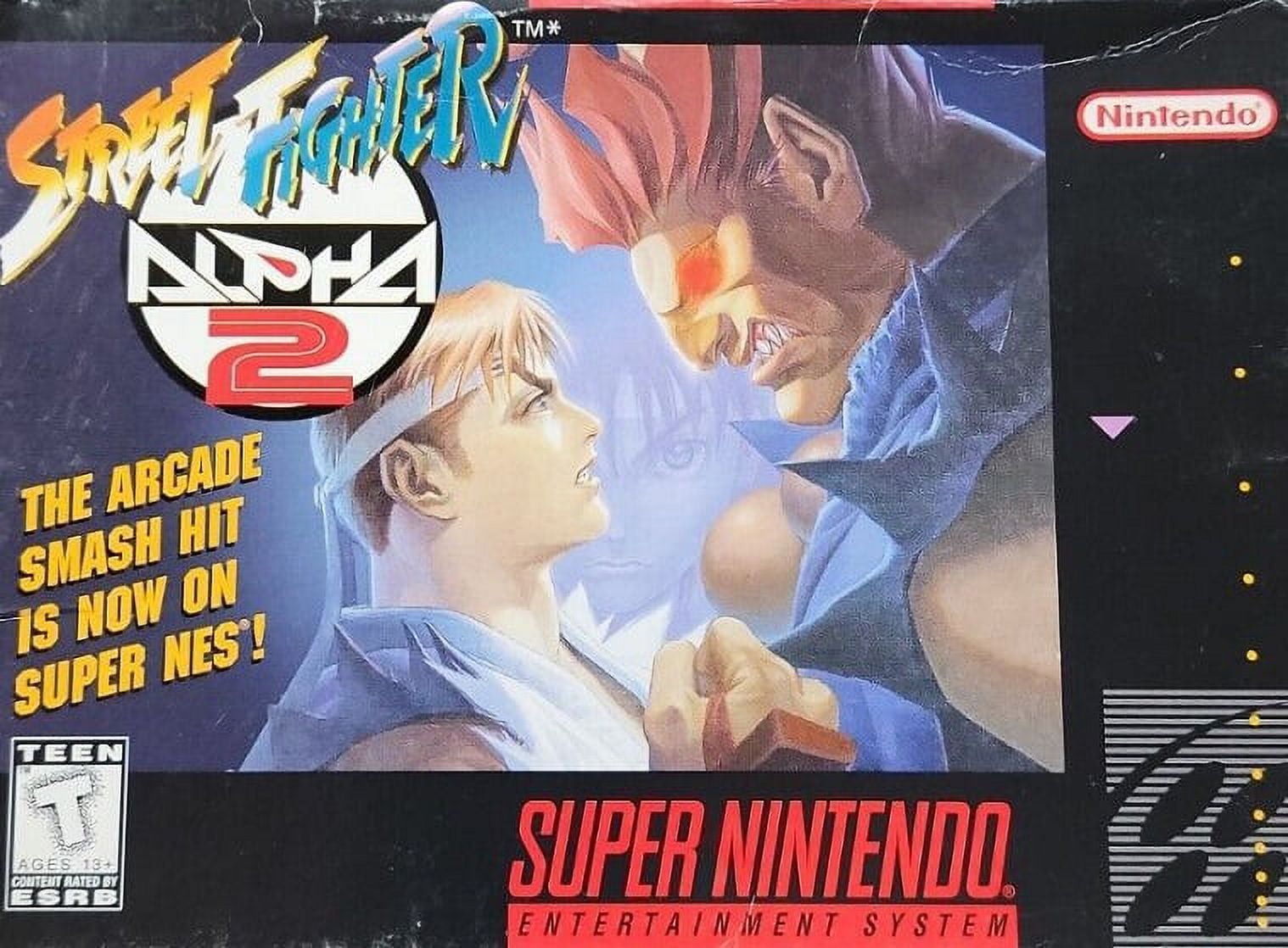 Restored Street Fighter Alpha 2 (Super Nintendo, 1997) SNES Video Game ...