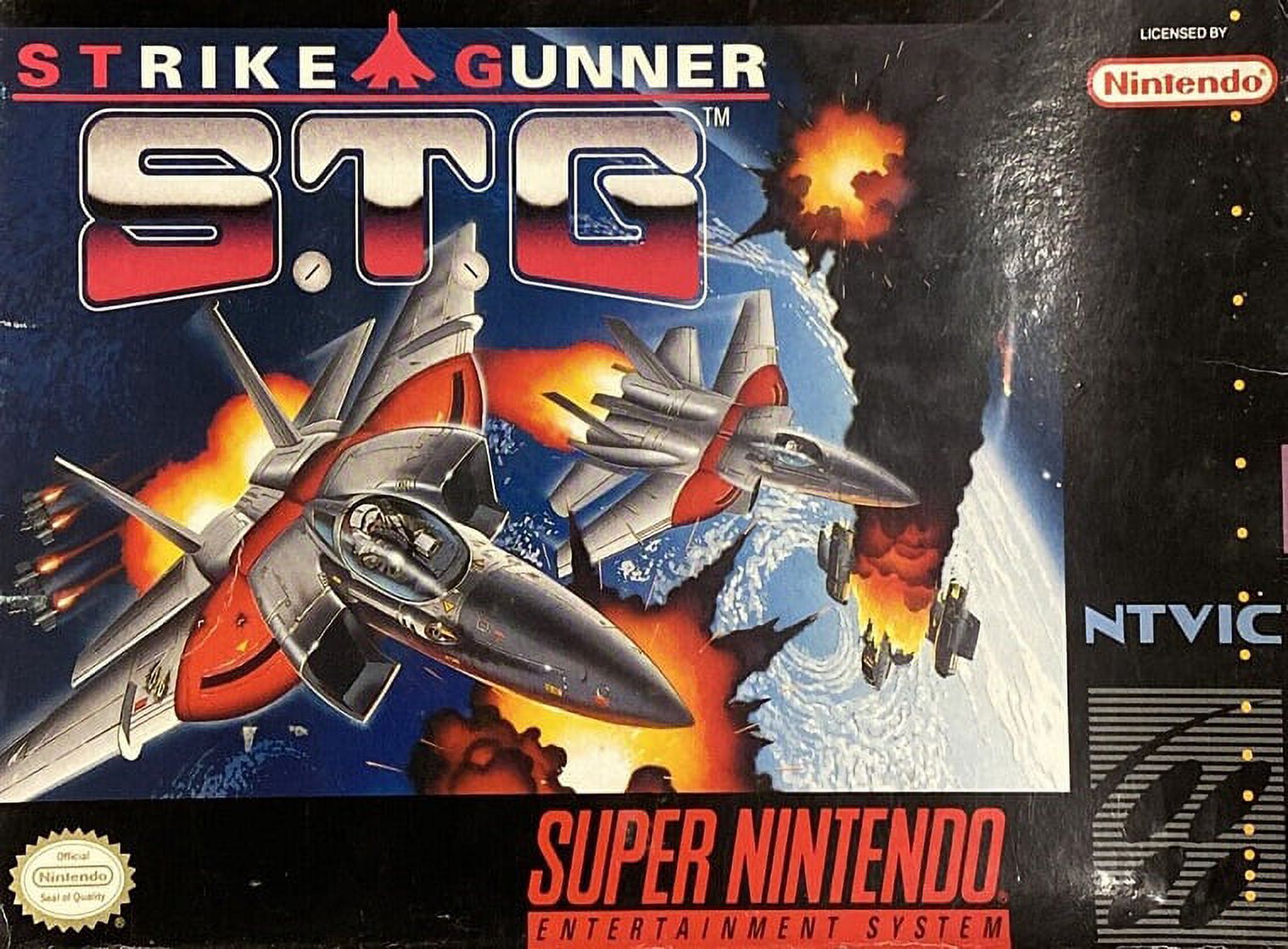 Restored Strike Gunner S.T.G (Super Nintendo, 1994) SNES Shooter Game ...