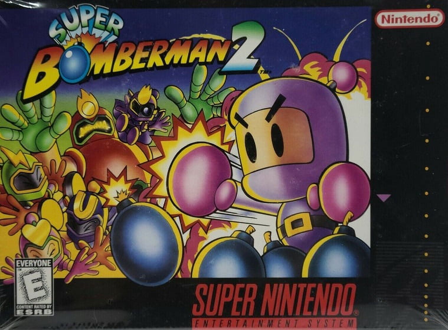 Restored Super Bomberman 2 (Super Nintendo, 1994) SNES Maze Game ...