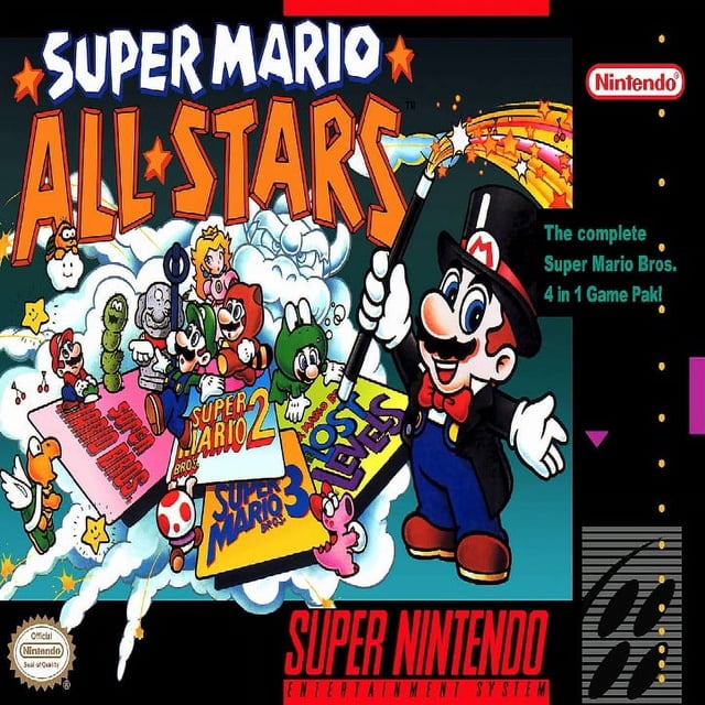 Restored Super Mario All Stars (Super Nintendo, 1993) SNES Adventure ...