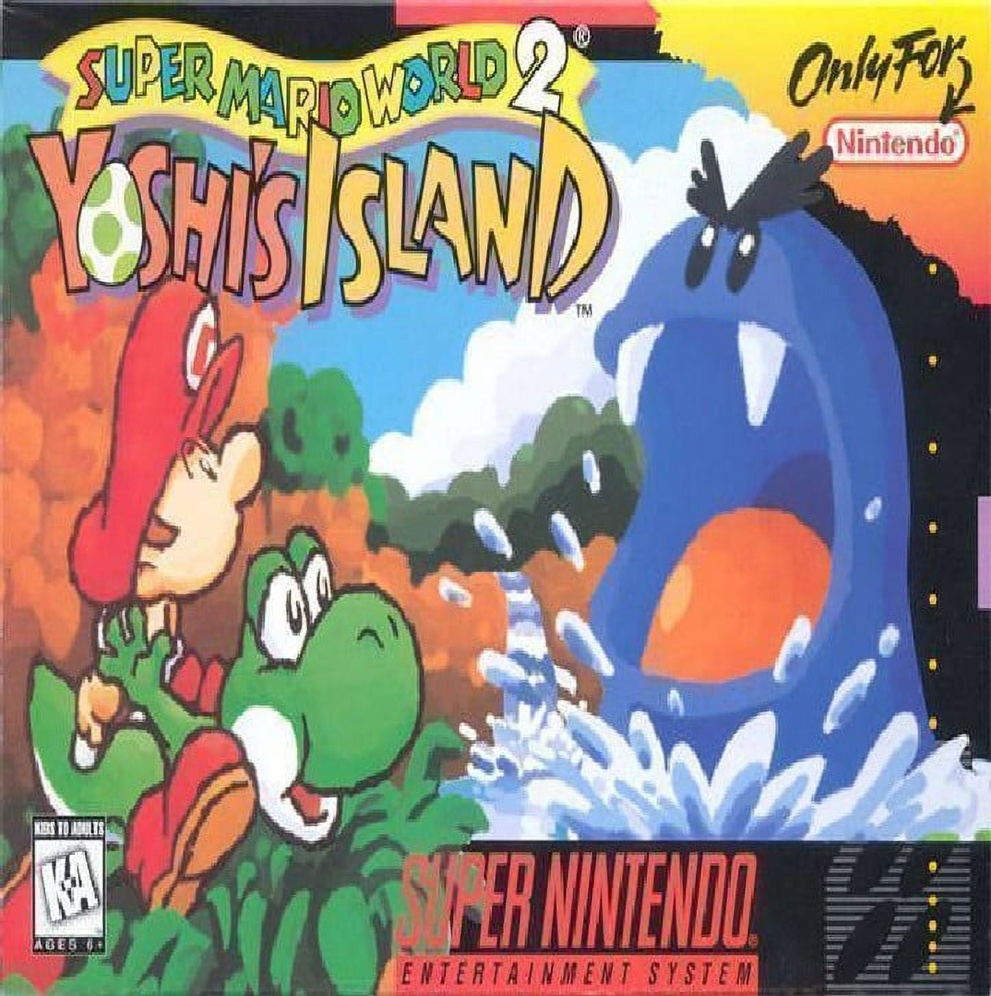 Restored Super Mario World 2: Yoshi's Island (Super Nintendo, 1995 ...